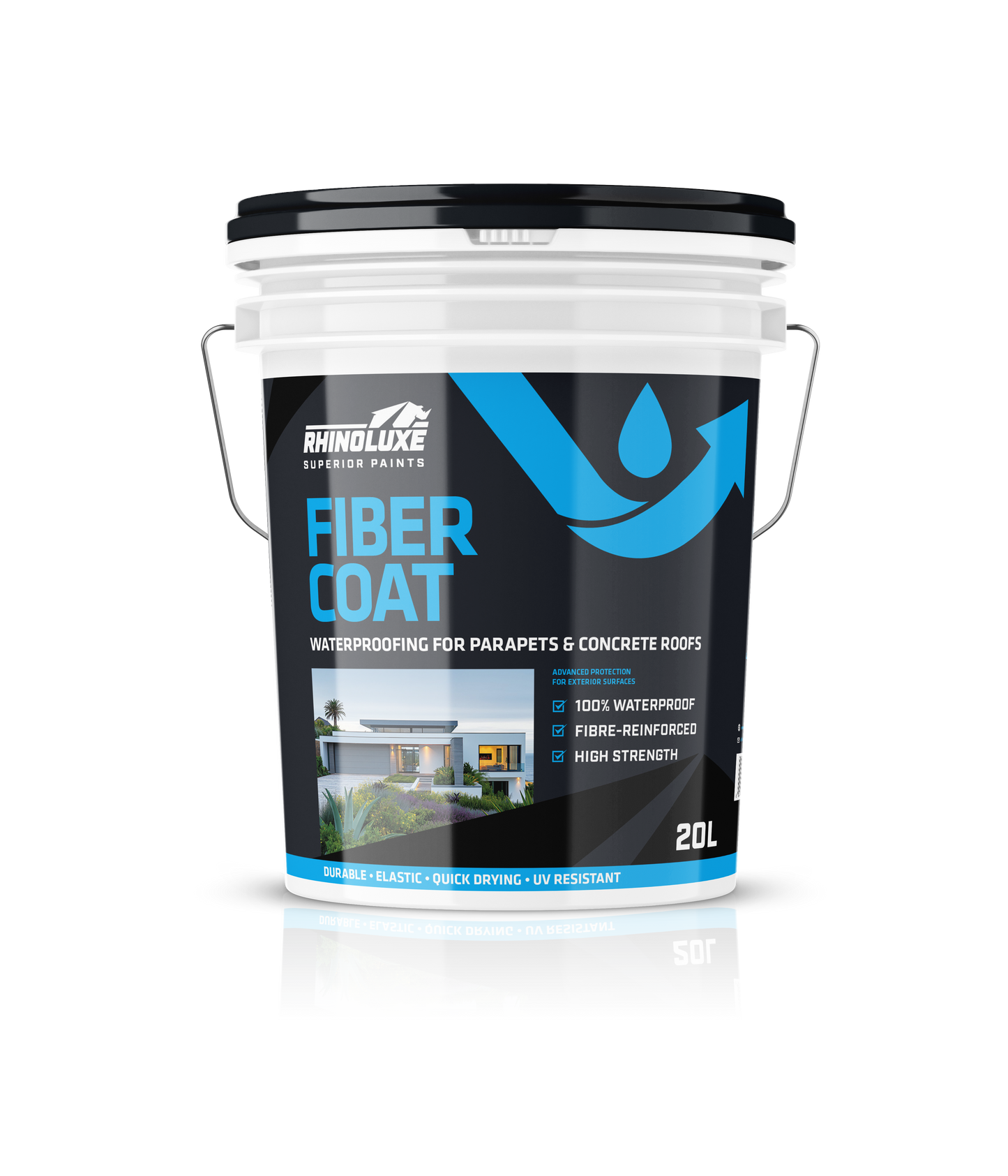 Buy FIBER COAT | Waterproofing for Parapets & Concrete Roofs | Rhinoluxe
