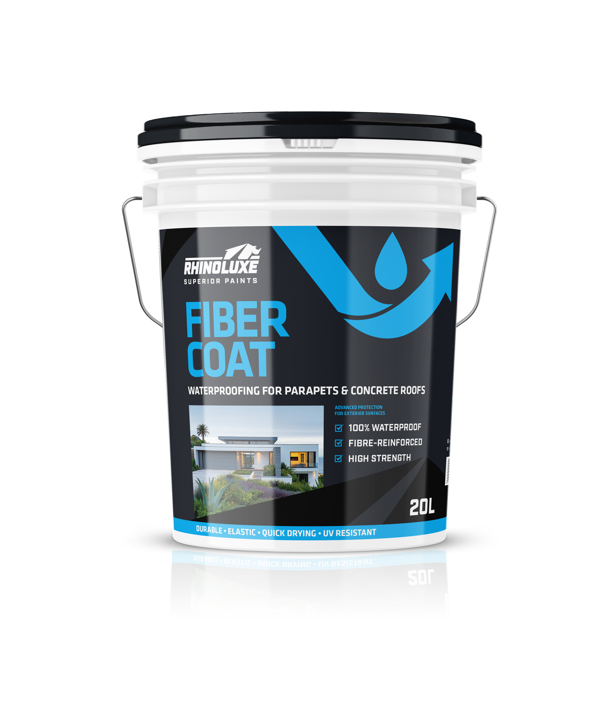 Buy FIBER COAT | Waterproofing for Parapets & Concrete Roofs | Rhinoluxe